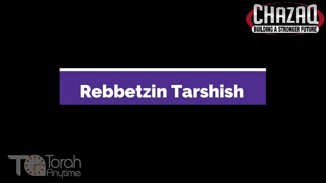 Chazaq Event | Rebbetzin Rena Tarshish - Tefillah L'Geulah