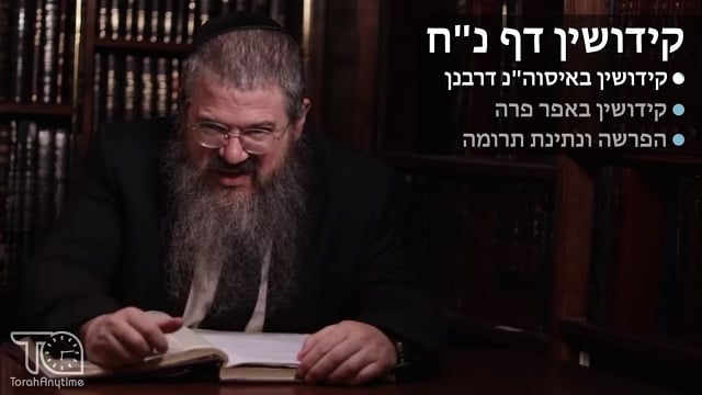 R' Moshe Chaim Katz | Kiddushin daf 58 Kiddushin with issurei hanah ...