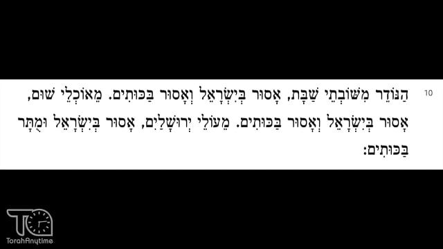 R' Shmuel Wise | Real Clear Mishnah; Nedarim 3:9-10