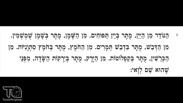 R' Shmuel Wise | Real Clear Mishnah; Nedarim 6:8-9