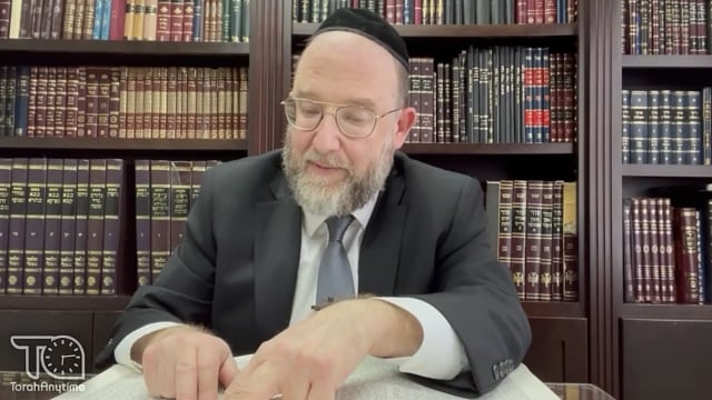 R' Moshe Frankel | Daf Hashavua Ketubot Daf 85b