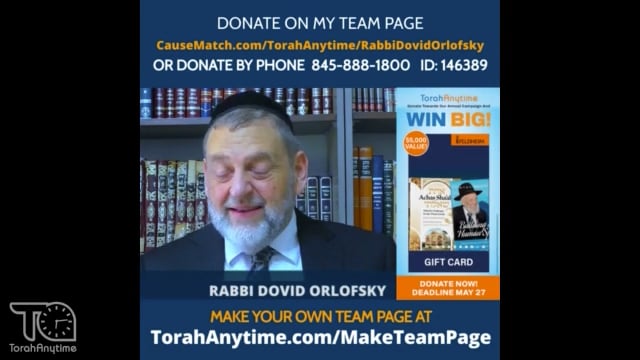 R' Dovid Orlofsky | It's Now or Never!