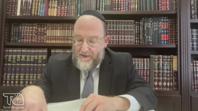 R' Moshe Frankel | Daf Hashavua Ketubot Daf 94b