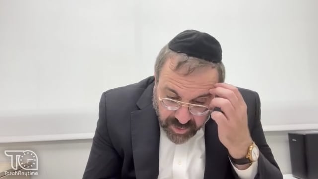 R' Eli Garfinkel | לימוד לכל אחד לכבוש את מדותיו עד הרגע האחרון