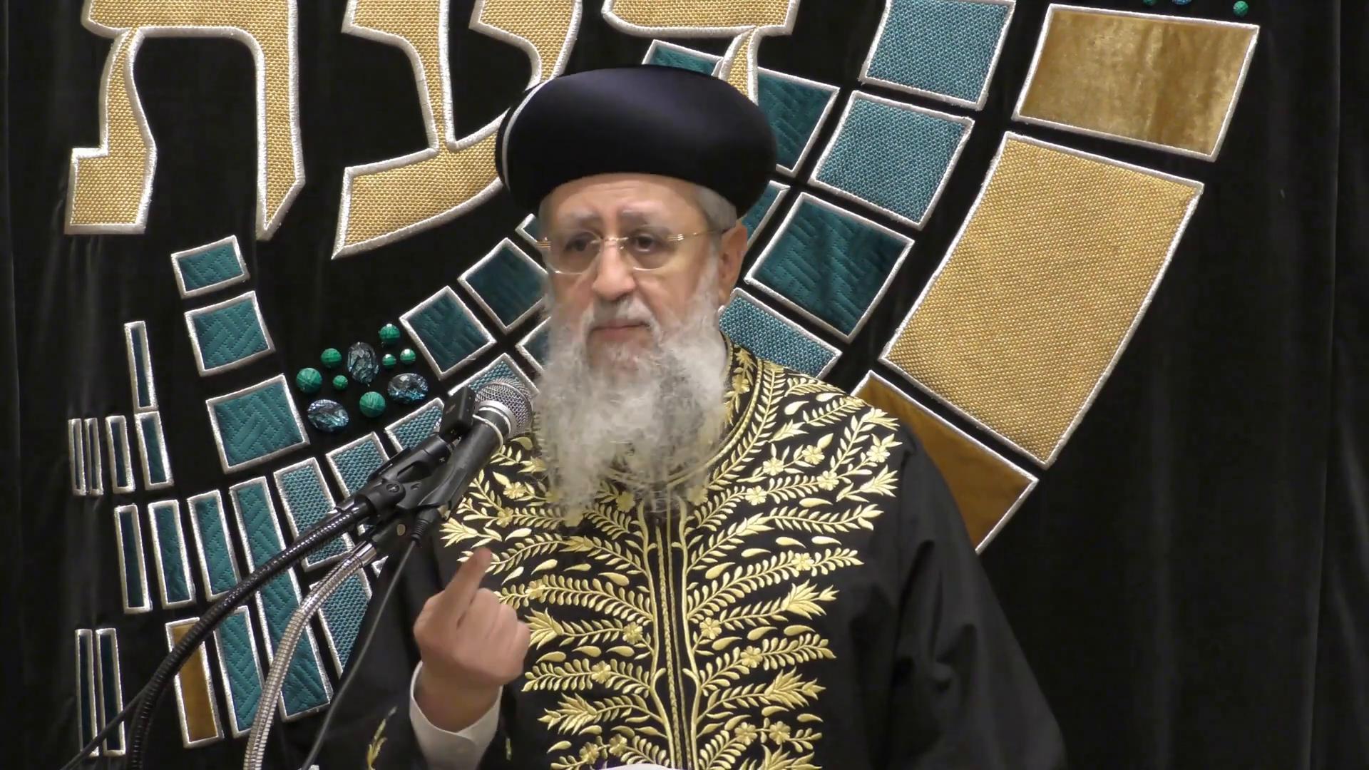 R' David Yosef | האם קריאת פרשת זכור היא מדאורייתא