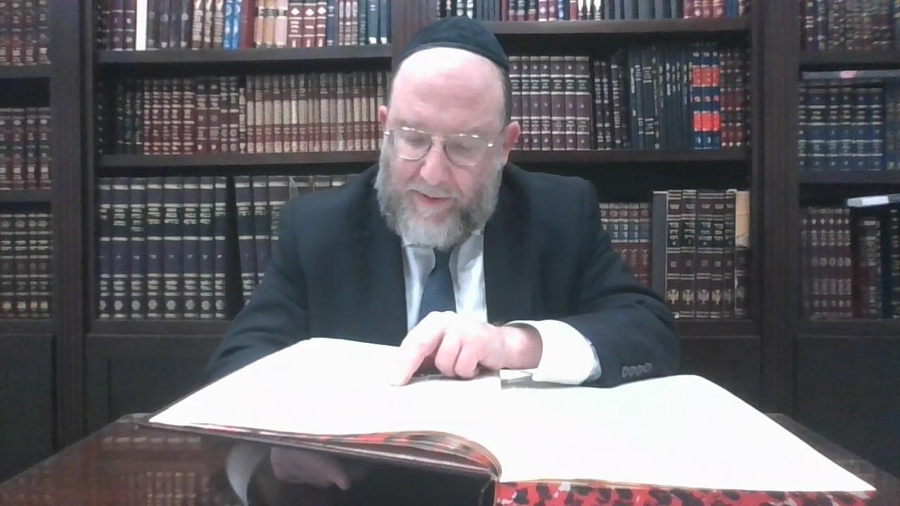 R' Moshe Frankel | Daf Hashavua Nedarim Daf 20b