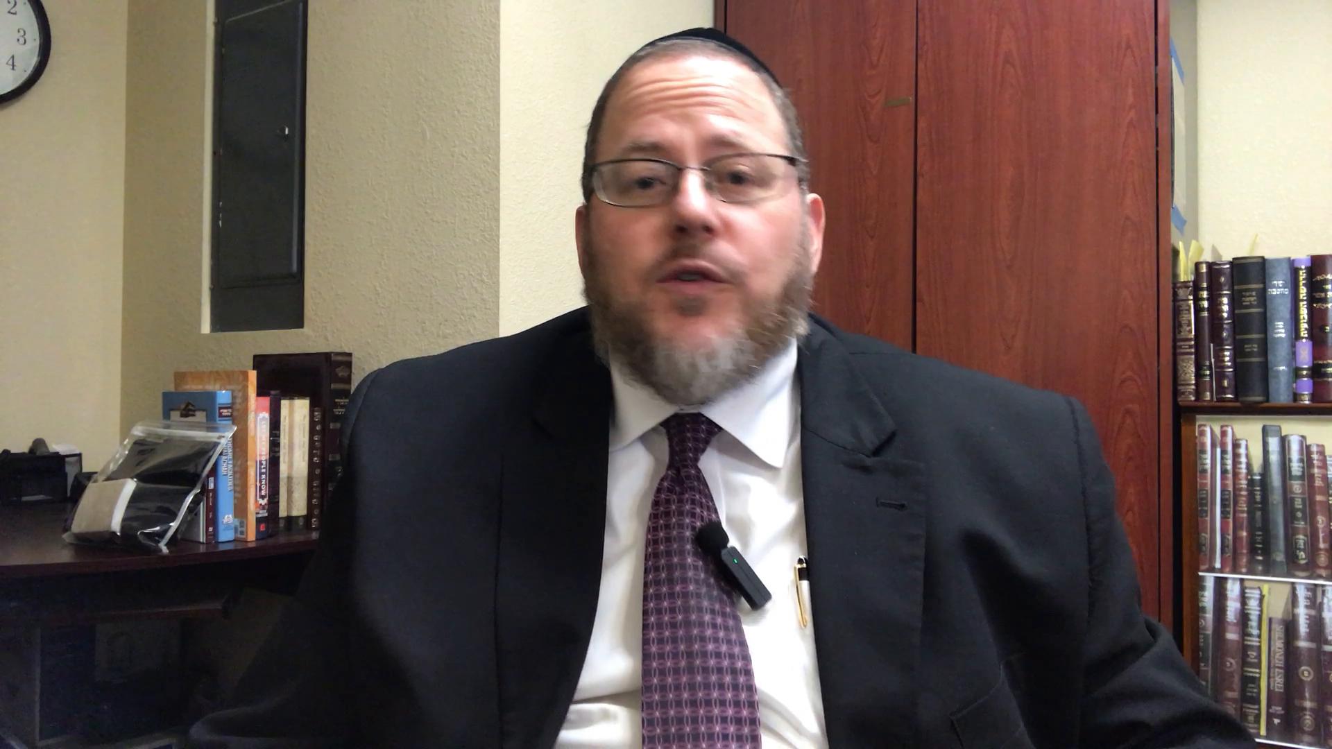 R' Avraham Jacobs | Parshas Pikudei: On the Shoulders of the Kohein Gadol