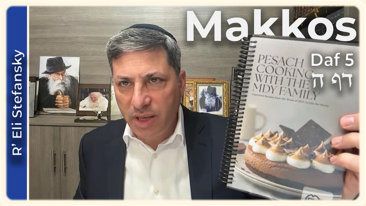 R' Eli Stefansky | Daf Yomi Makkos Daf 5