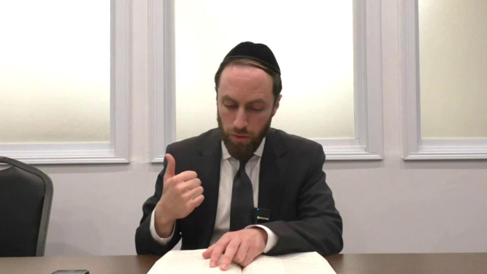 R' Dov Tepler | MB3: 116b (311:9-312:1) Cutting paper towel rolls and ...