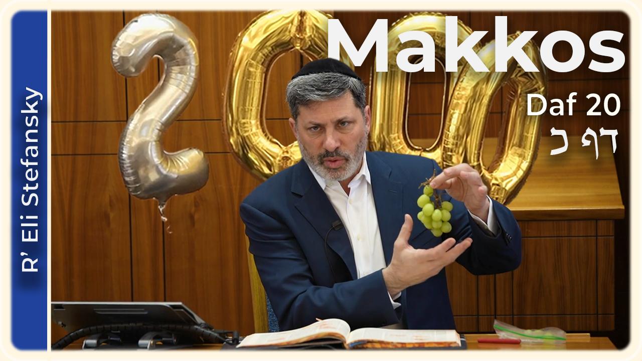 R' Eli Stefansky | Daf Yomi Makkos Daf 20