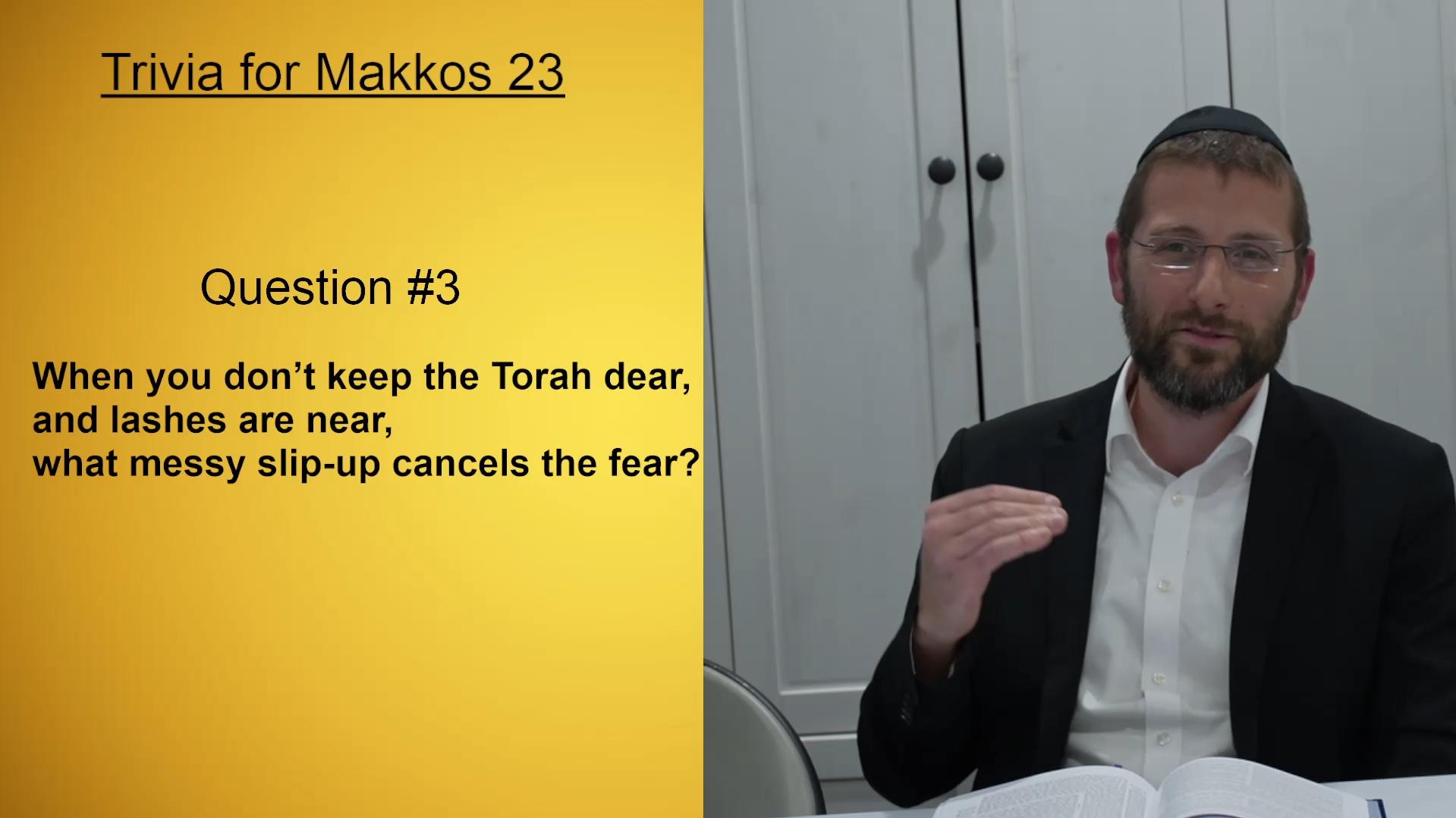 R' Yoel Gold Daf Yomi | Daf Yomi by Rabbi Yoel Gold || Makkos 23