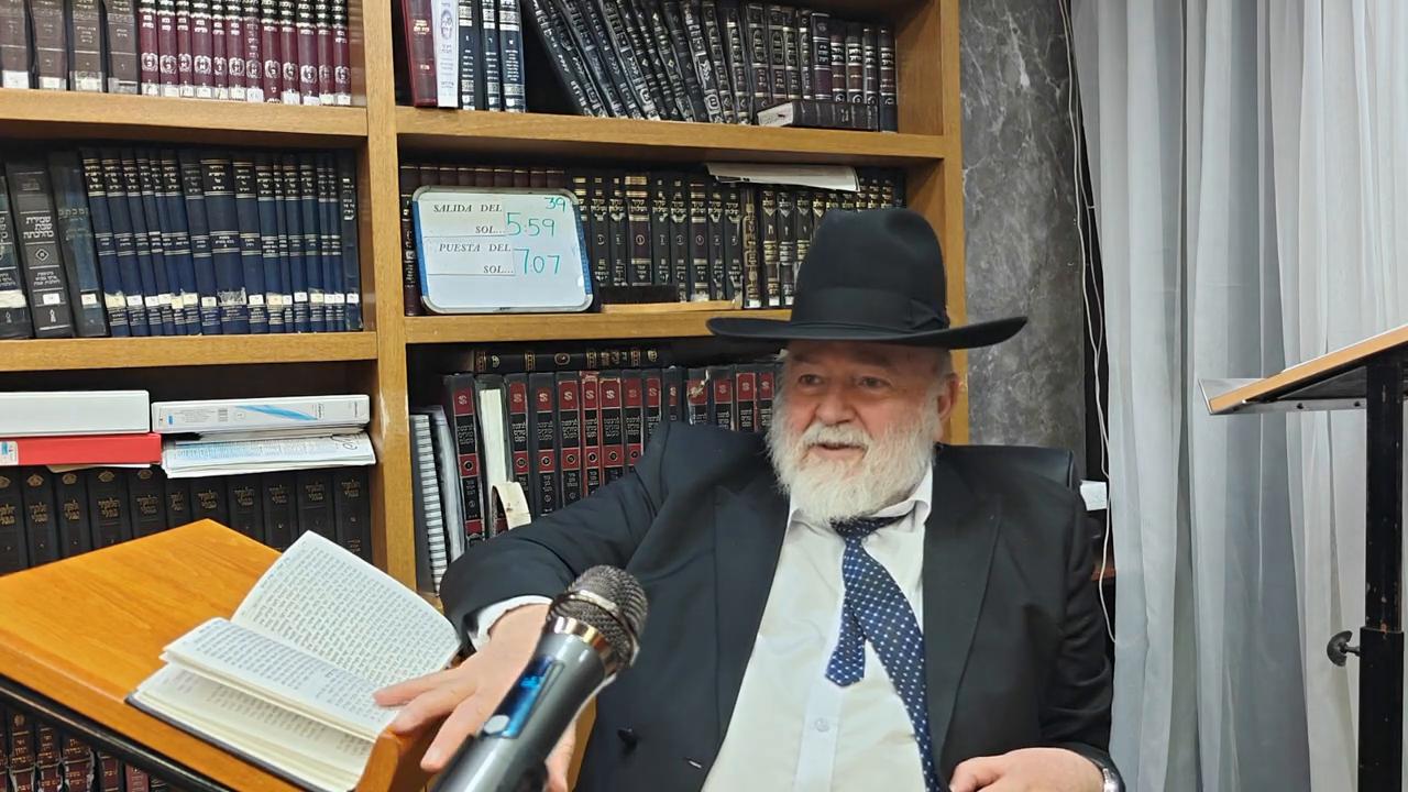 R' Mijael Perets | Derasha Semanal Perashat Behar-Bejukotay Rab Mijael ...