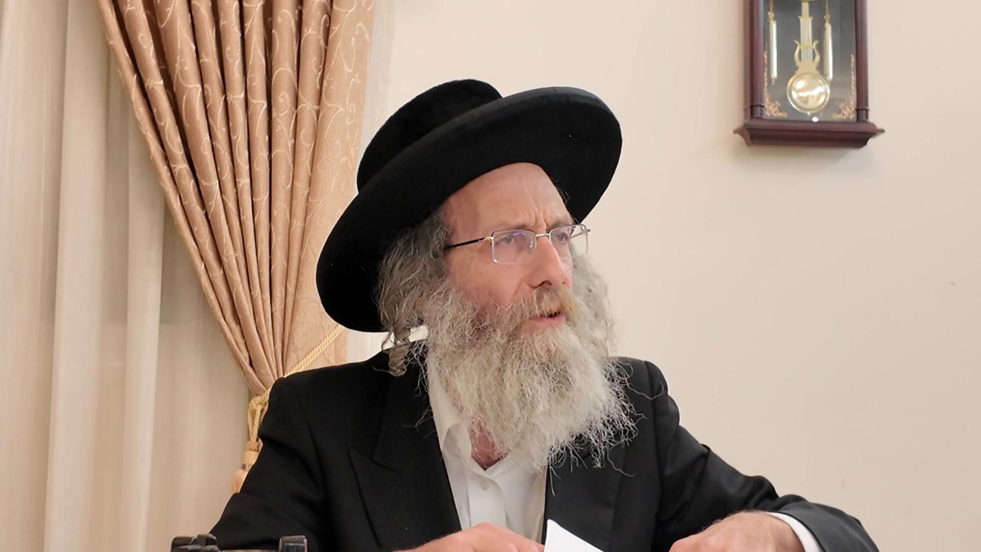 R' Elimelech Biderman Hebrew | חיזוק יום ג פרשת שלח