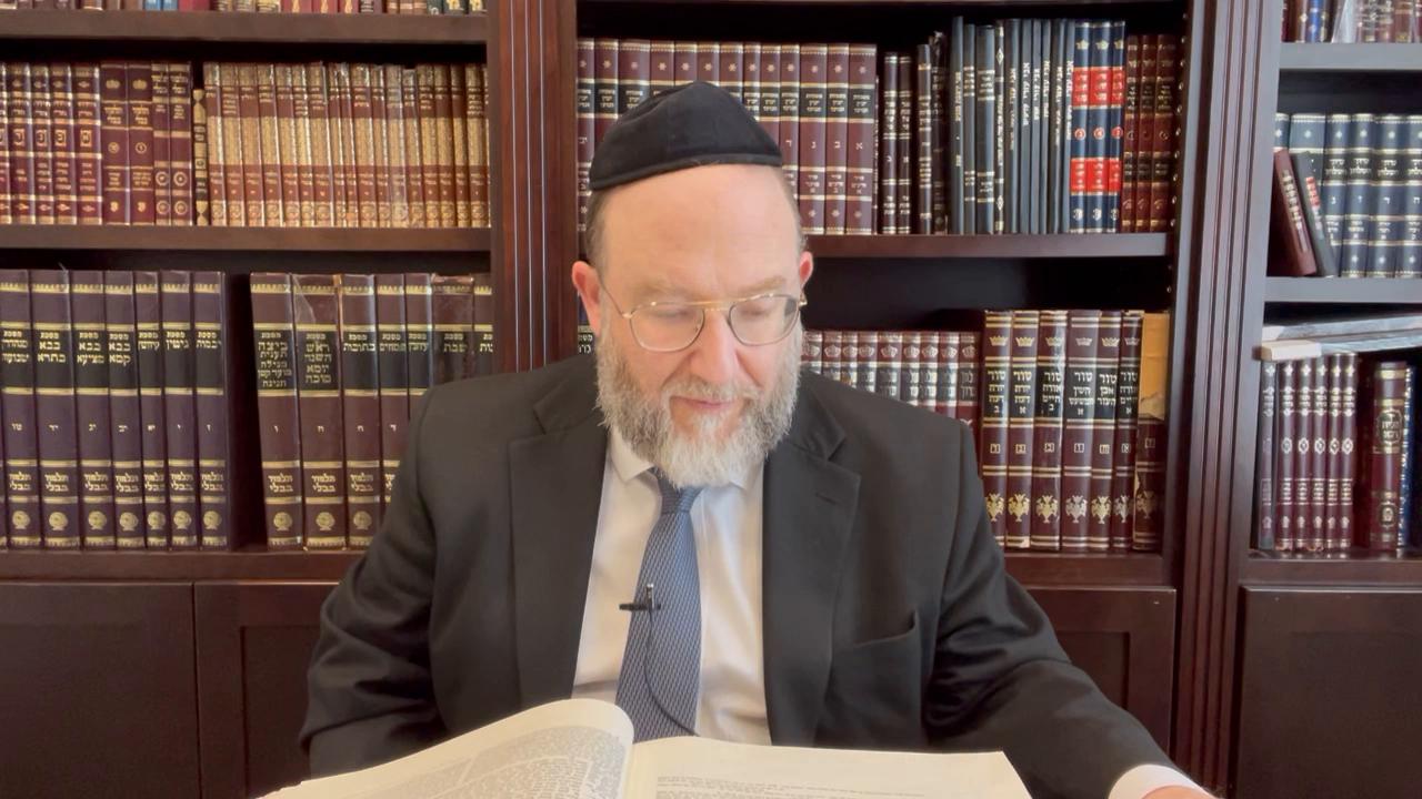 R' Moshe Frankel | Daf Hashavua Nedarim Daf 28a