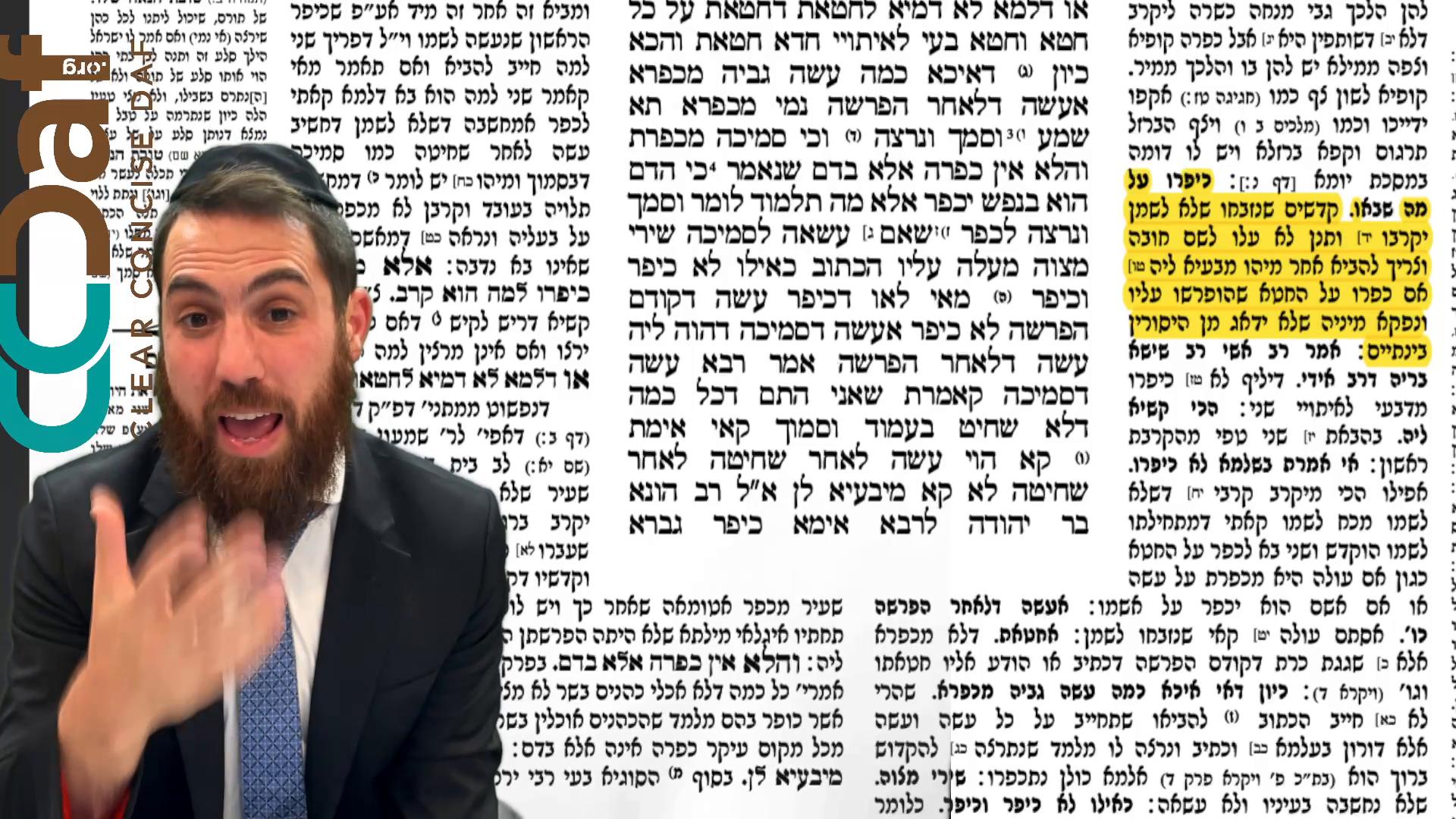 R' Avi Slansky | Zevachim 6 [9.20] Clear & Concise Daf - מסכת זבחים Sponsored לז״נ אסתר רייזל בת ...