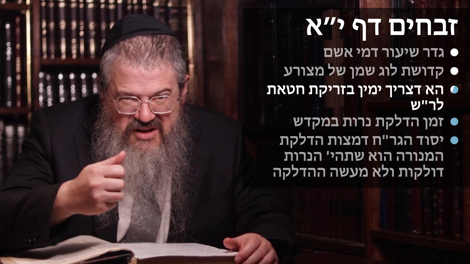 R' Moshe Chaim Katz | Zevachim daf 11 Geder shiur for an asham ...